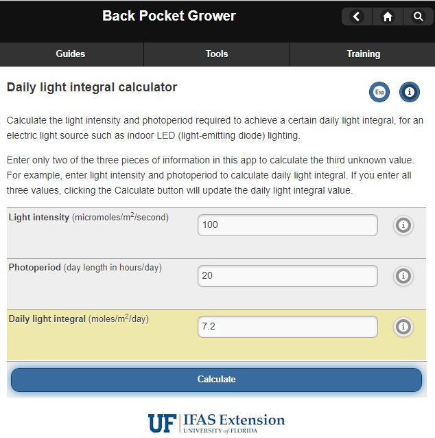 New App Helps Determine Greenhouse Daily Light Integral Requirements ...