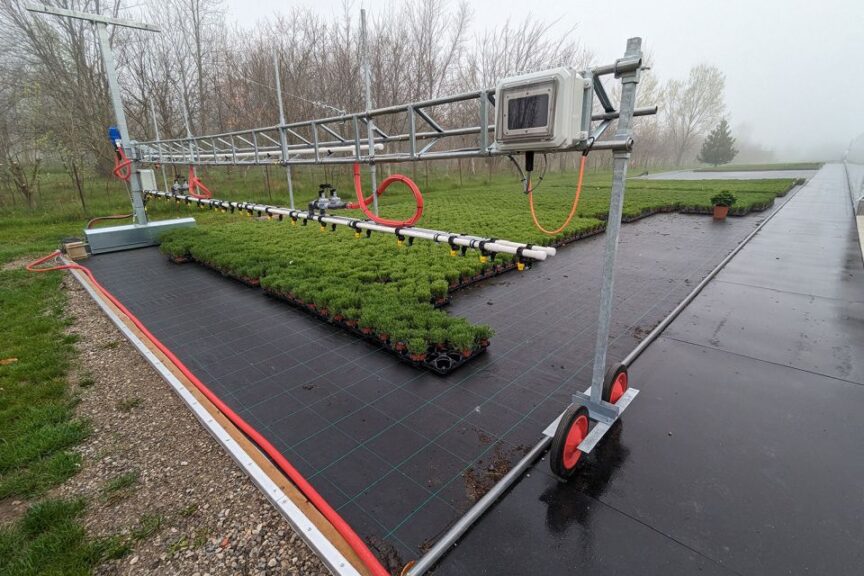 Single Rail Ground Boom