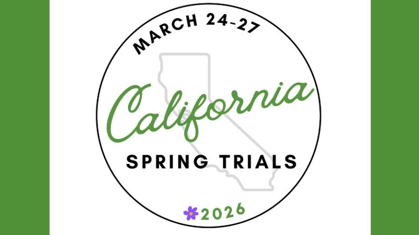 Dates Announced for California Spring Trials 2026