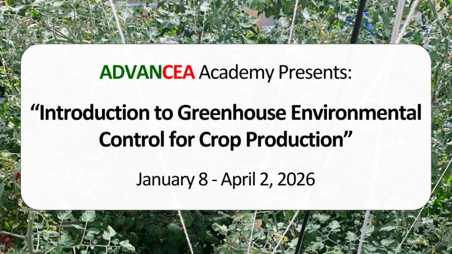 Registration Now Open for Educational Course on Greenhouse ...